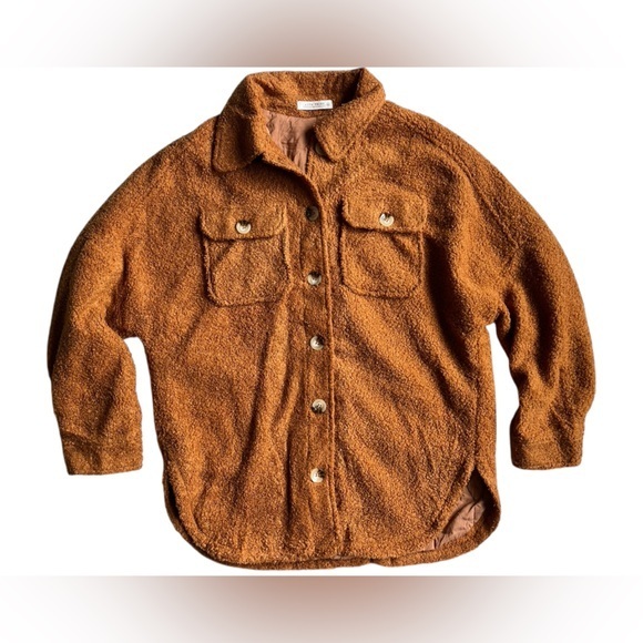12th Tribe | Jackets & Coats | 2th Tribe Fuzzy Button Down Oversized ...
